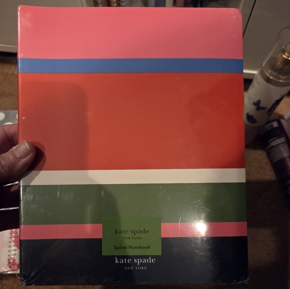 kate spade | Office | Kate Spade Striped Spiral Notebook | Poshmark